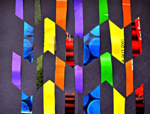 Easy Paper Craft: Recycled Magazine Weaving - Innovation Kids Lab