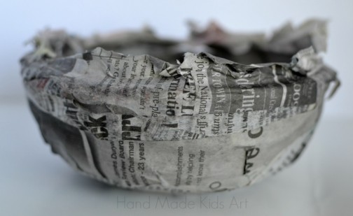 Easy Sweet Paper Bowl Craft - Innovation Kids Lab