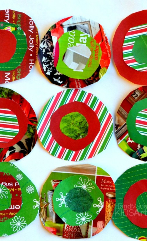 Kandinsky Inspired Christmas Ornament and Art - Innovation Kids Lab