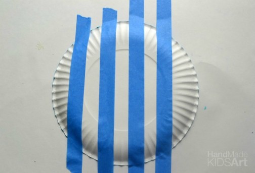 Patriotic Paper Plate Wind Spinner - Innovation Kids Lab