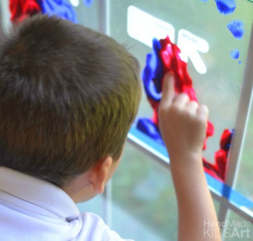 Easiest "Mess Free" Finger Painting for Preschoolers - Preschool STEAM