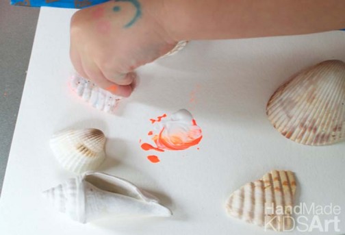 Seashell Painting - Innovation Kids Lab
